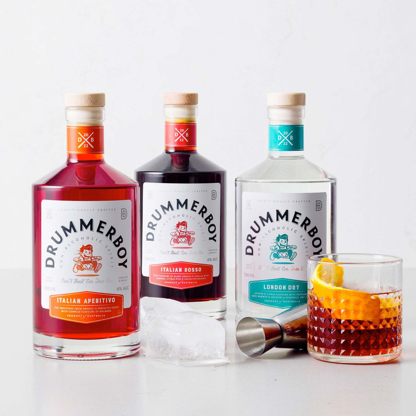 Na-Groni | Non Alcoholic Gin Mocktail - Drummerboy