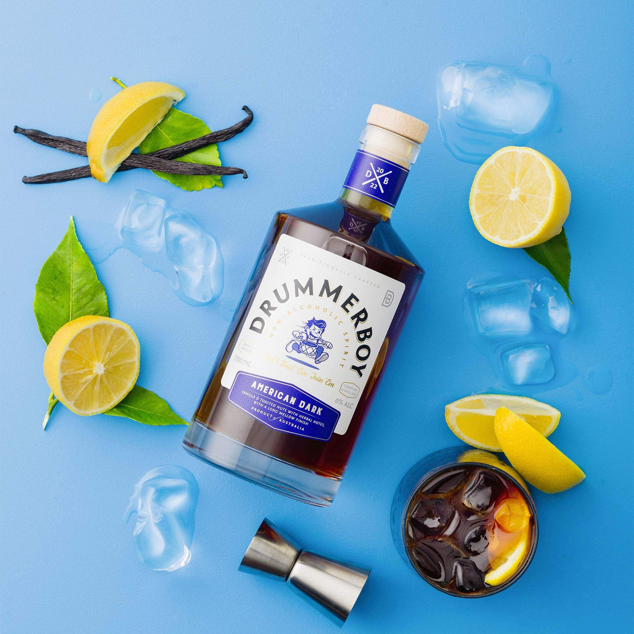 American Dark Non Alcoholic Whiskey - Drummerboy