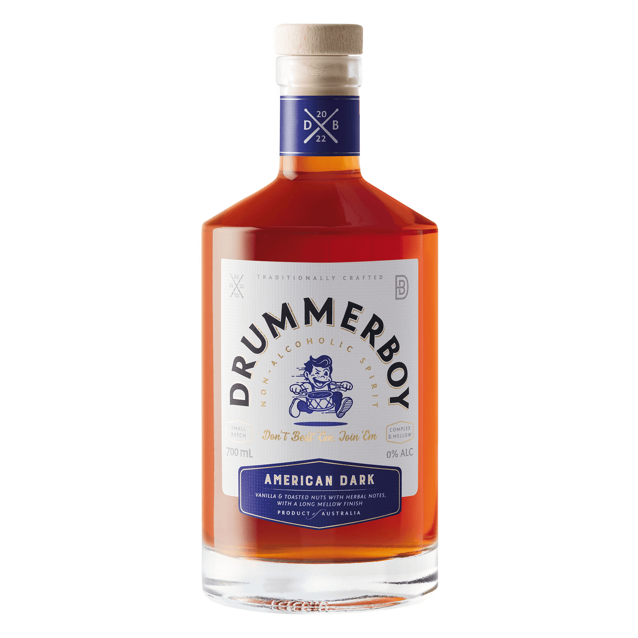 American Dark Non Alcoholic Whiskey - Drummerboy