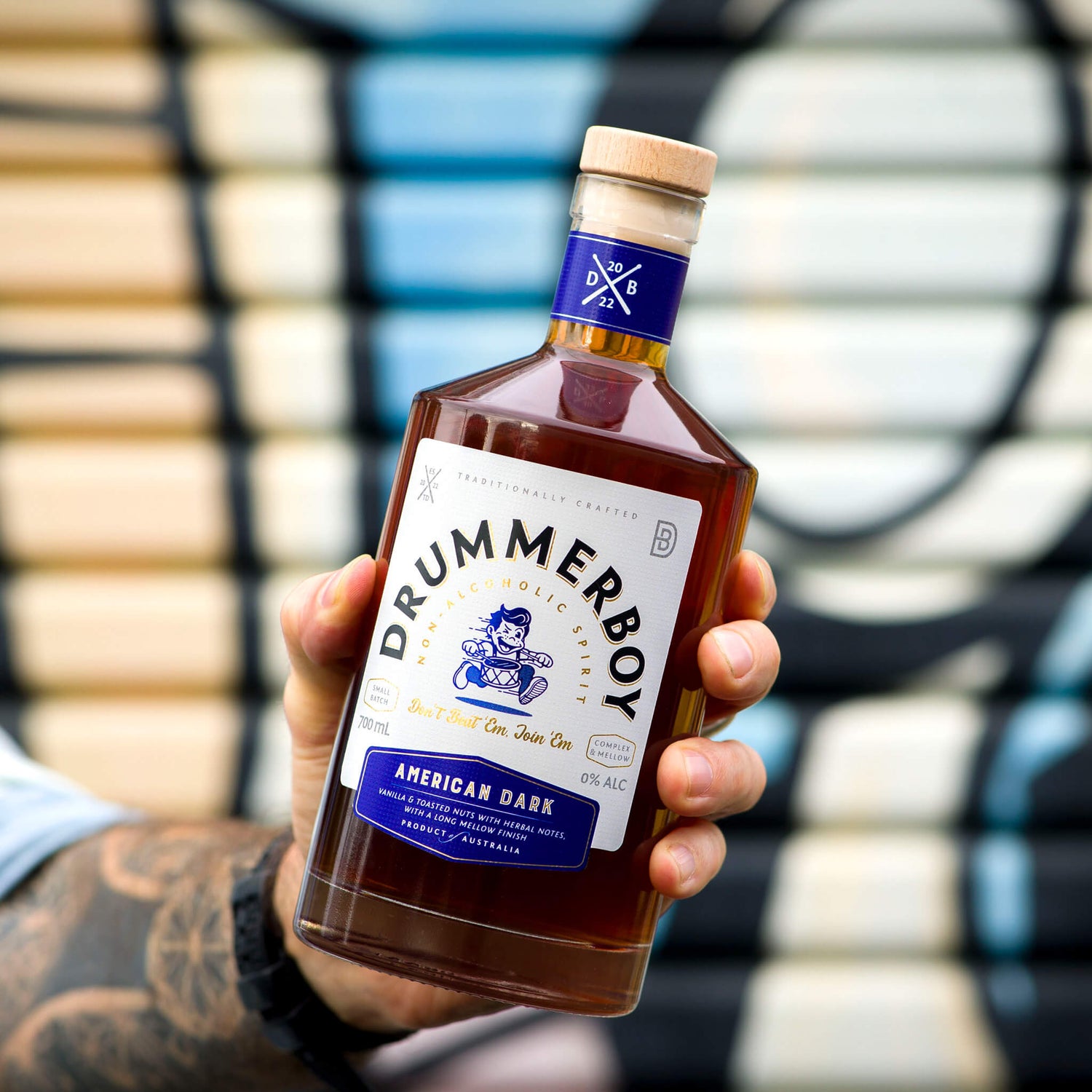 American Dark Non Alcoholic Whiskey - Drummerboy